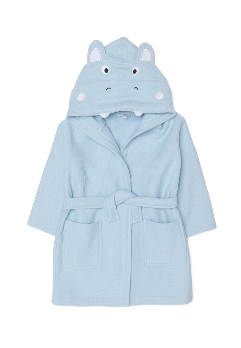OVS HOODED - Dressing gown - light blue - Zalando