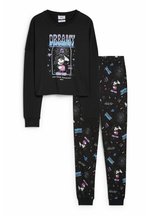 CLOCKHOUSE DISNEY MICKEY MOUSE SET - Pyjama - black/gemêleerd zwart ...