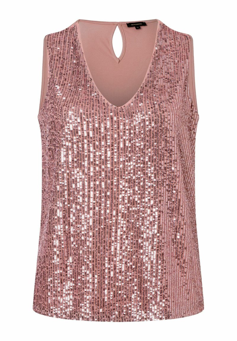 More & More PAILLETTEN - Bluse - rosa - Zalando.de