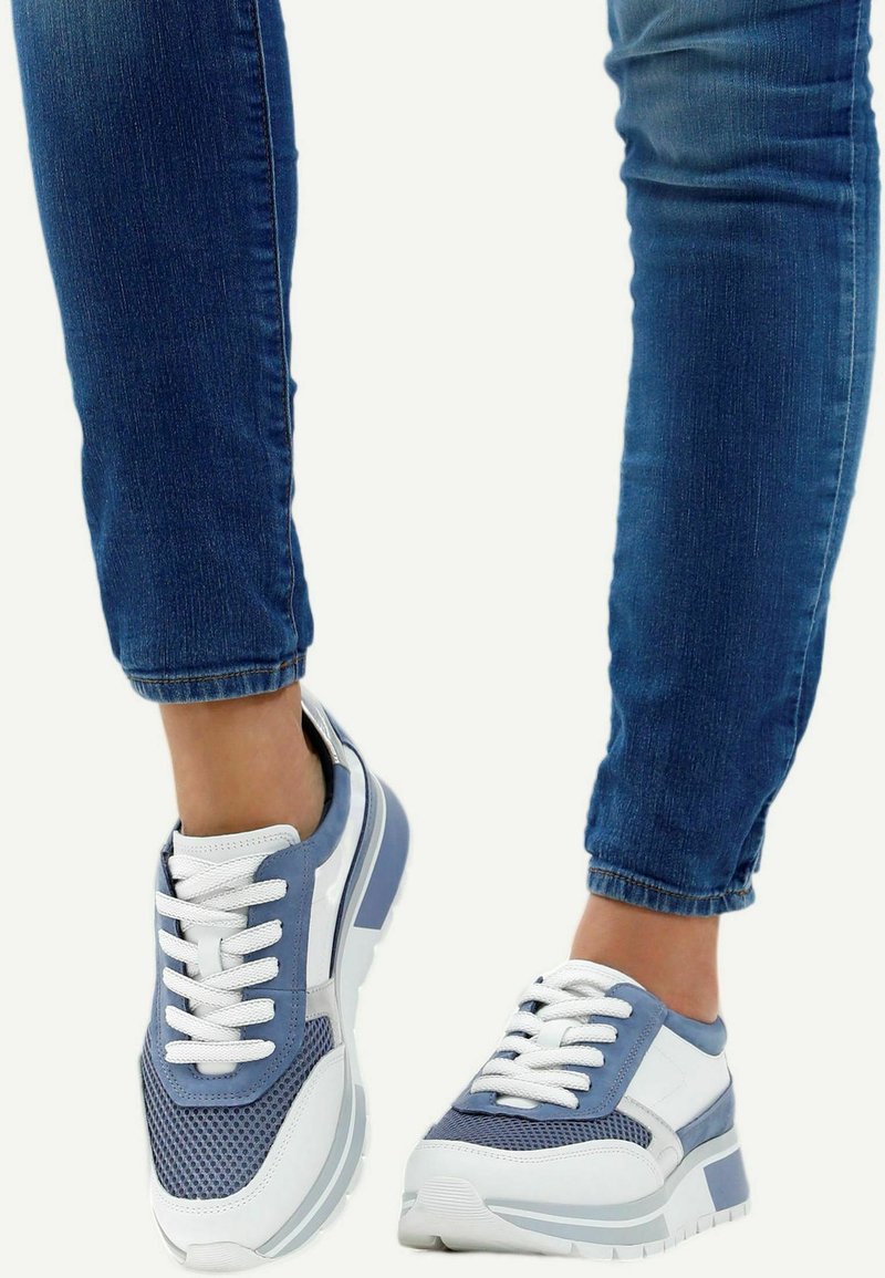 Caprice Trainers - blue silver/blue - Zalando