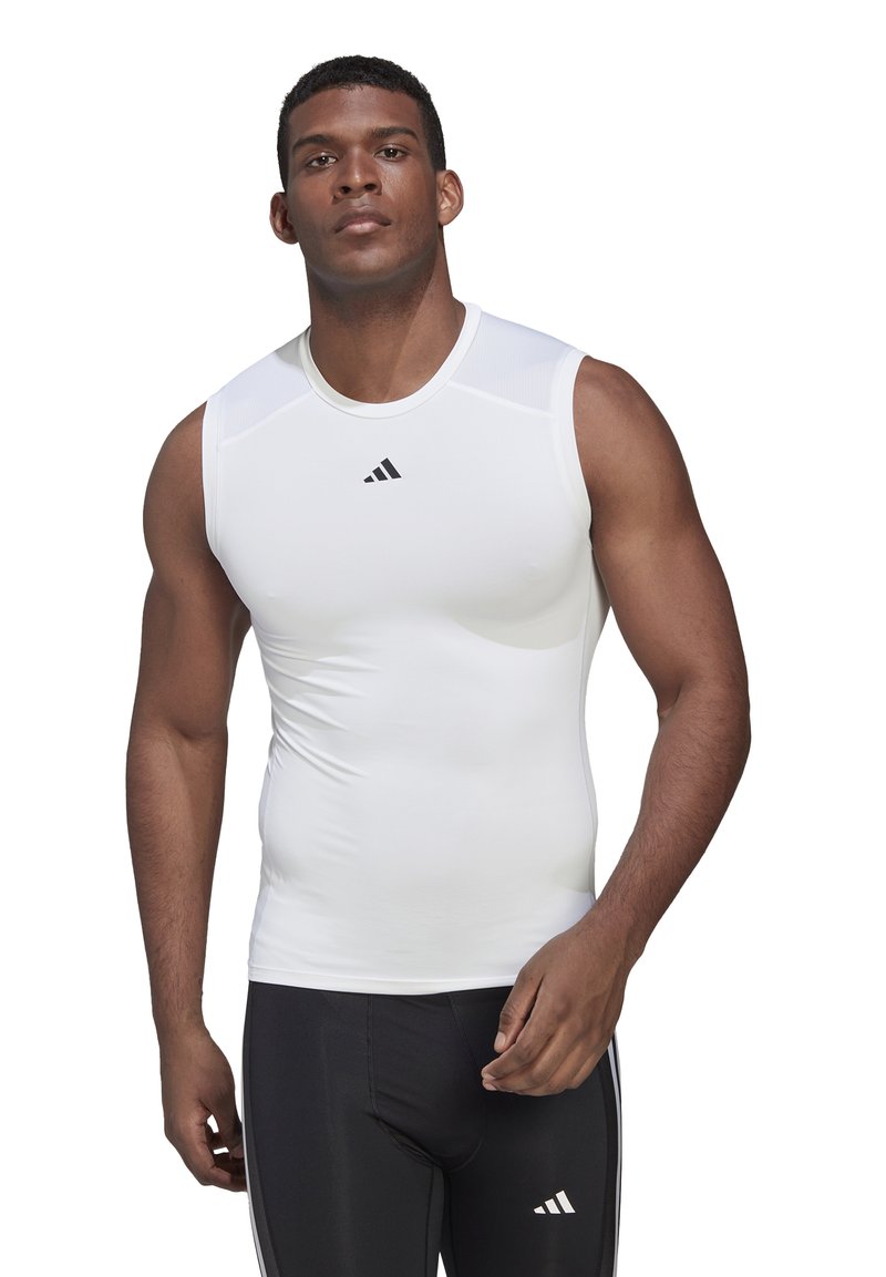 adidas Performance TECHFIT - Felső - white/fehér - Zalando.hu