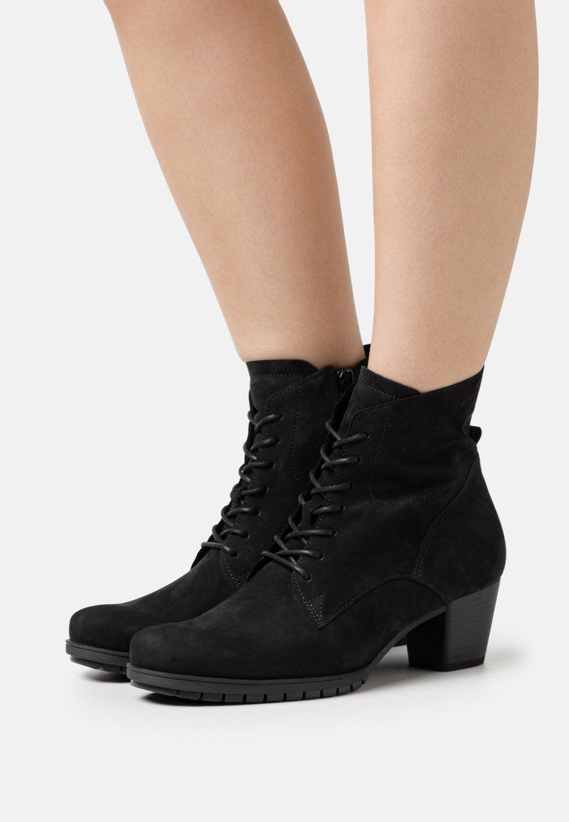 Gabor Comfort Lace-up ankle boots - schwarz/black - Zalando.ie