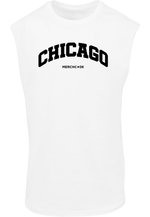 Merchcode CHICAGO WORDING - Print T-shirt - white - Zalando.de