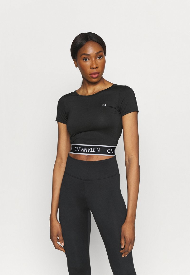 Calvin Klein Performance T-shirt print - black/zwart - Zalando.be