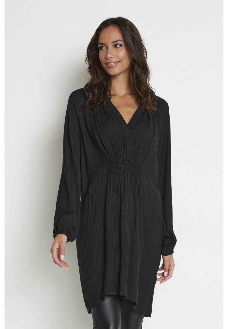 Kaffe Day dress - black deep/mottled black - Zalando.ie