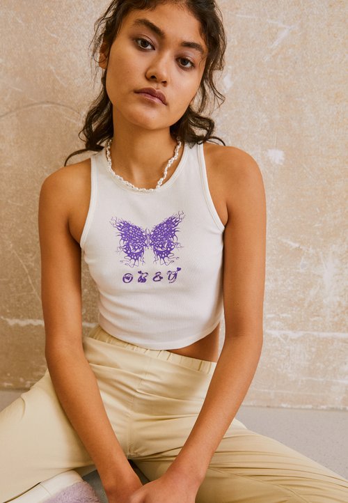 Obey Clothing BEAR HUG - Top - sky blue/hellblau - Zalando.ch