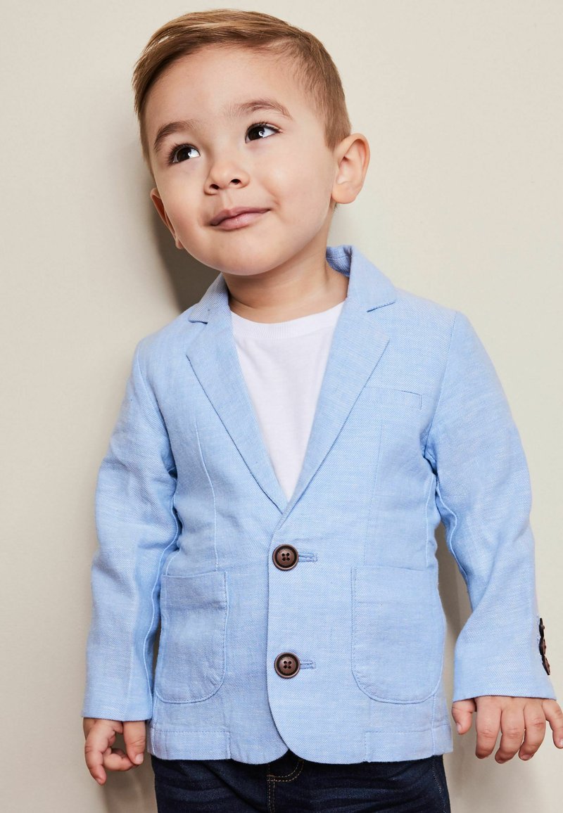 Next LINEN BLEND BLAZER - Sakko - blue/blau - Zalando.at