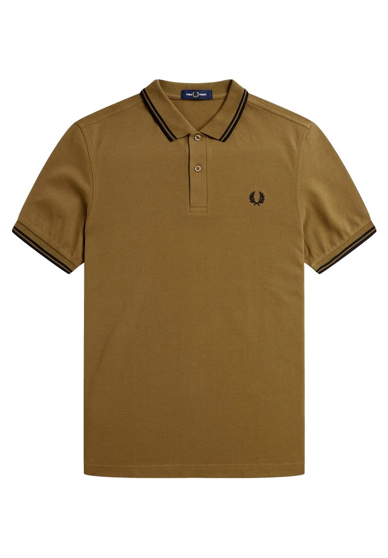 Fred Perry TWIN TIPPED - Polo - brown/marrón - Zalando.es