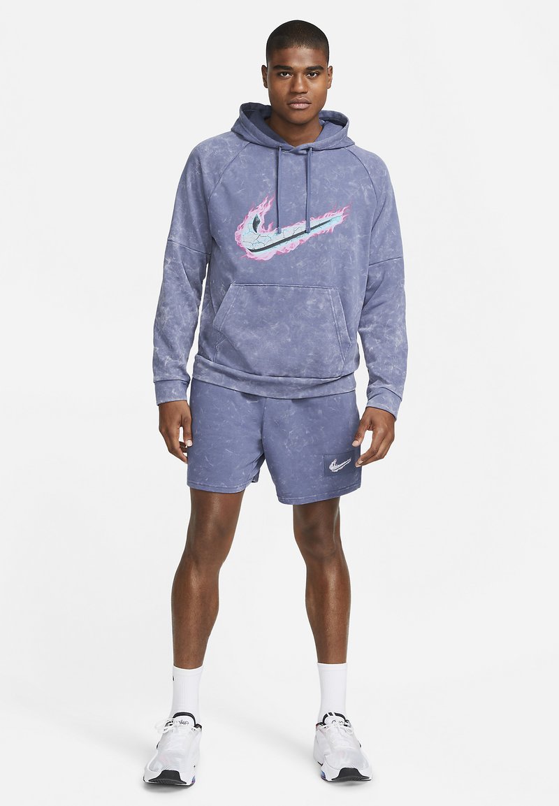 Nike Performance M DF FLC VINTAGE HD PO - Sweat zippé - diffused blue ...