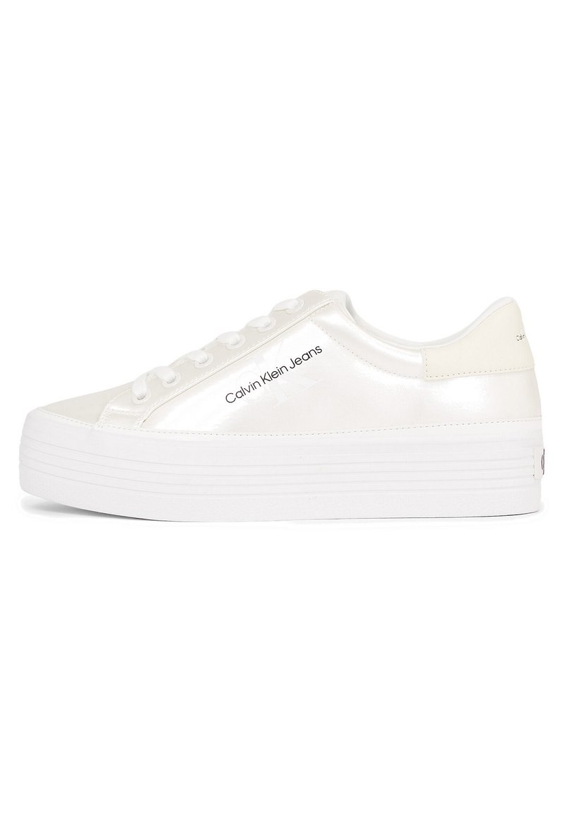 Calvin Klein Jeans VULC FLATFORM NY PEARL WN - Sneaker low - pearlized ...