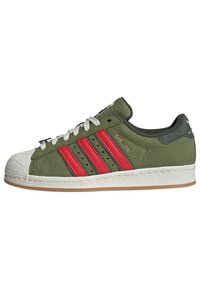 adidas Originals SHELL TOE - Trainers - green pantone shadow green ...