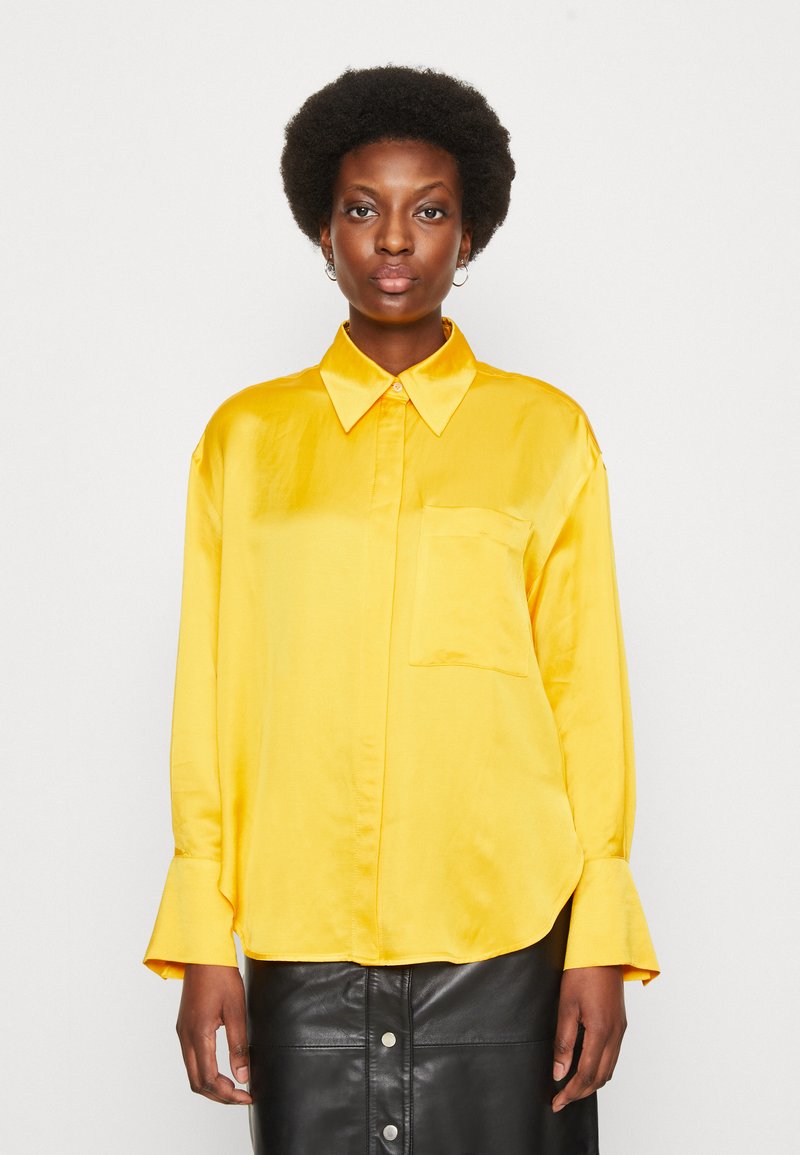 Marc O'Polo SIDE SLITS HIDDEN BUTTON PLACKET - Overhemdblouse - morning ...