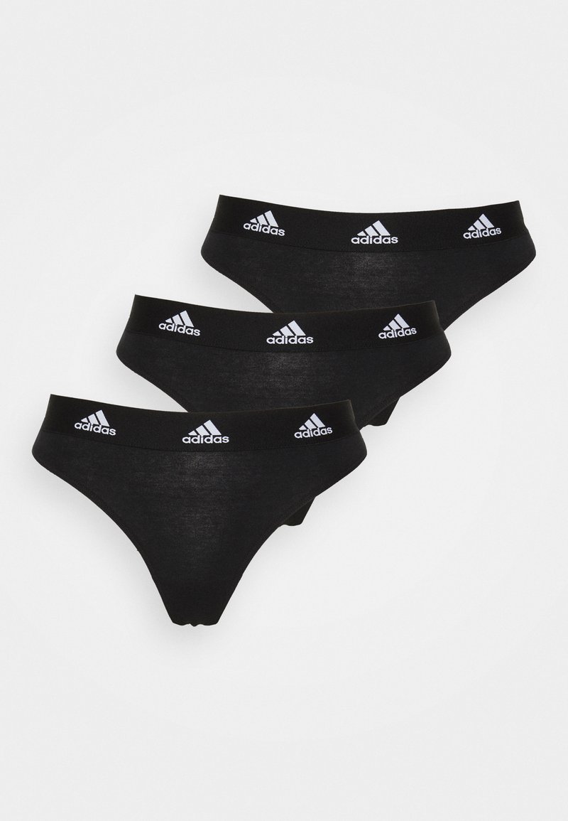 adidas Sportswear THONG 3 PACK - String - black/noir - ZALANDO.FR