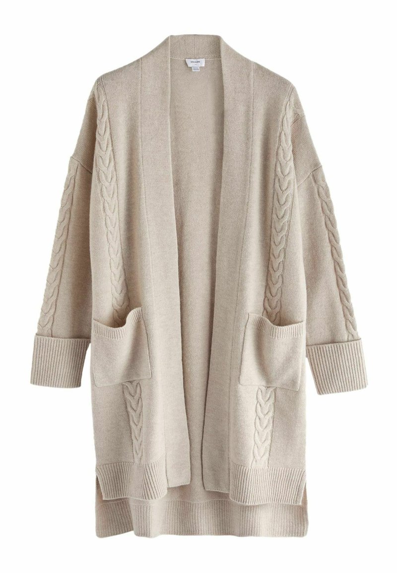Seraphine LONG LINE MATERNITY - Strickjacke - oatmeal/beige - Zalando