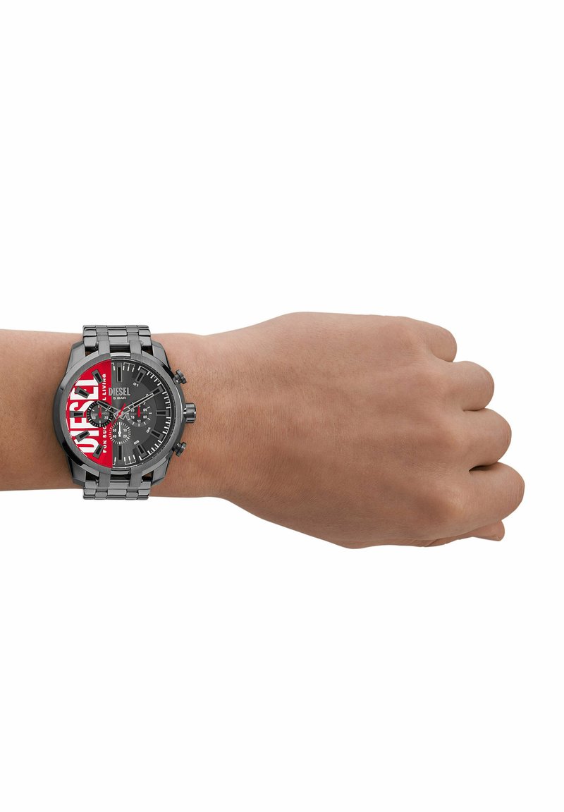 Diesel TRADITIONAL SPLIT - Chronograph watch - gunmetal - Zalando.ie