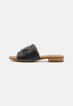 Gabor Comfort Mules - schwarz/gold/black - Zalando.ie