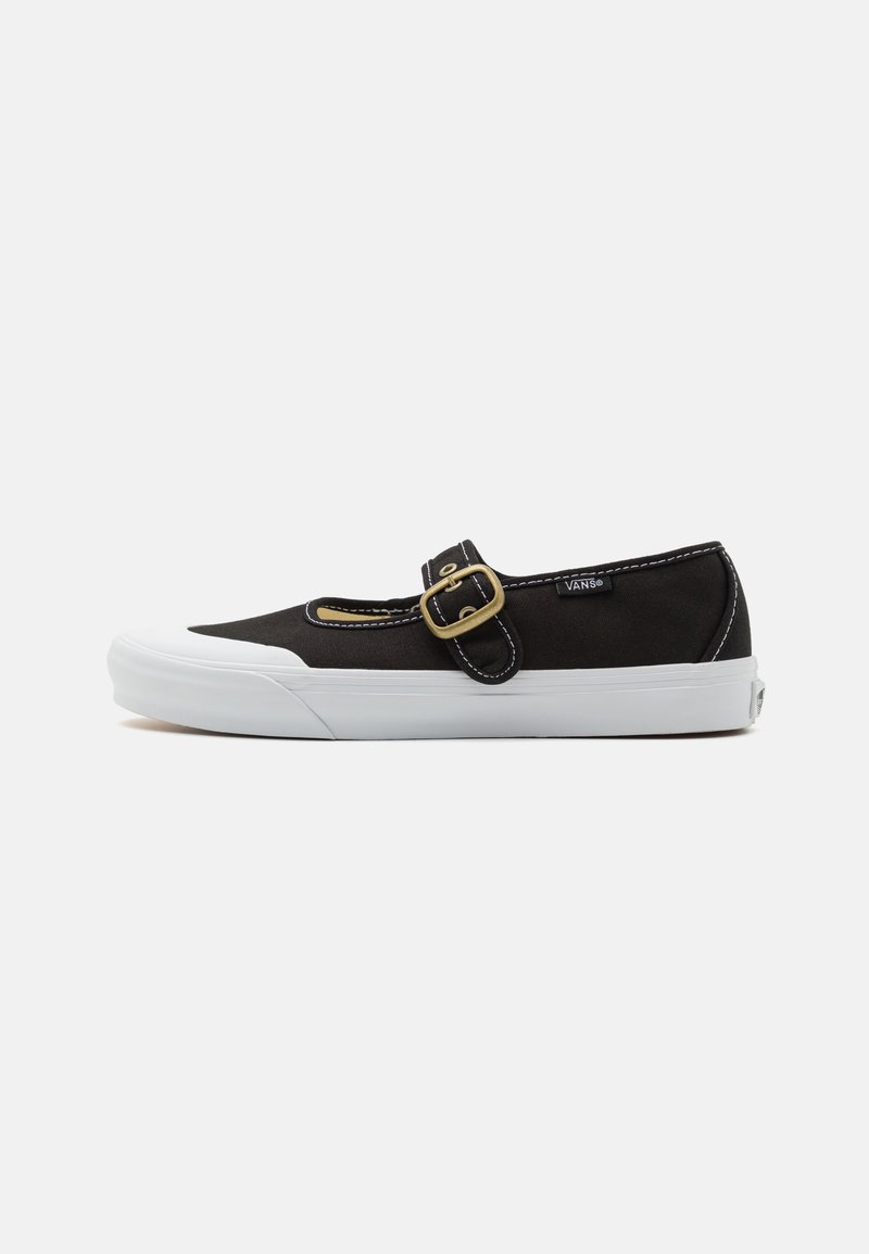 Vans MARY JANE - Ankle strap ballet pumps - black/true white/black ...
