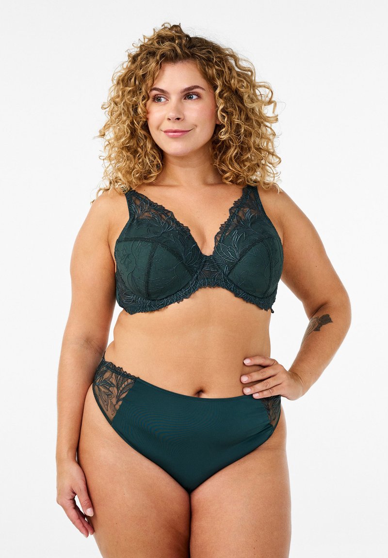 Devoted By Zizzi - Stringi/ciemnozielony - Zalando.pl