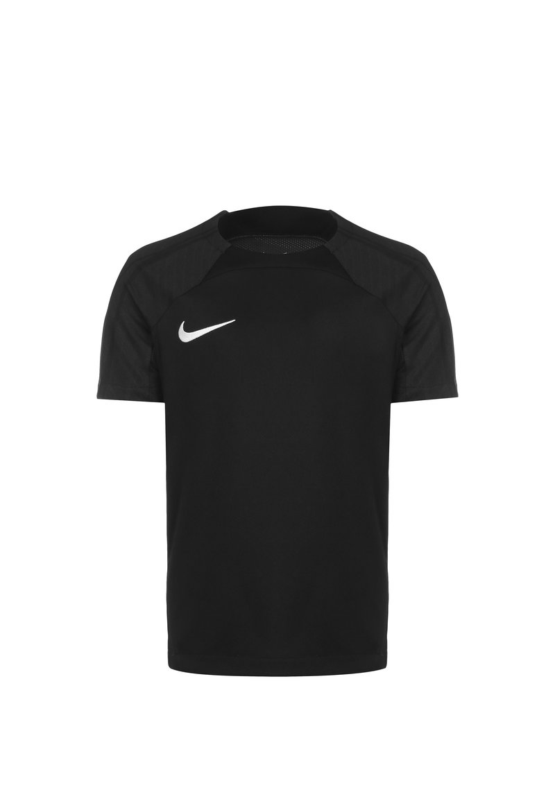 Nike Performance Strike Iii Sport T Shirt Black White Zwart
