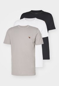 Abercrombie & Fitch SIGNATURE ICON TEE 3 PACK - T-shirts basic - white ...