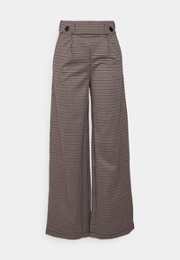 JDY Tall JDYGEGGO MIA LONG CHECK PANT - Trousers - winetasting ...