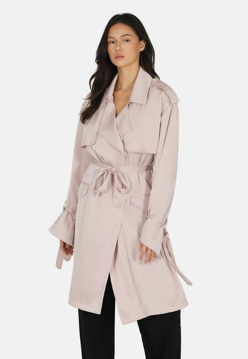OW Collection LOS ANGELES SATIN - Gabardina - pink/rosa - Zalando.es