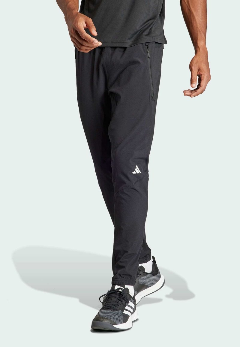 adidas Performance DESIGNED FOR WORKOUT - Tracksuit bottoms - black ...