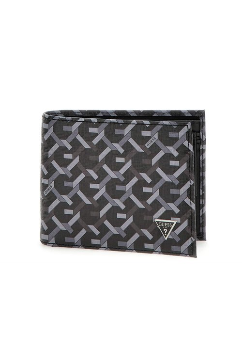 Guess MITO BILLFOLD WITH COIN - Lompakko - black/musta - Zalando.fi