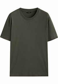 Massimo Dutti SHORT SLEEVE - T-Shirt basic - black/schwarz - Zalando.ch