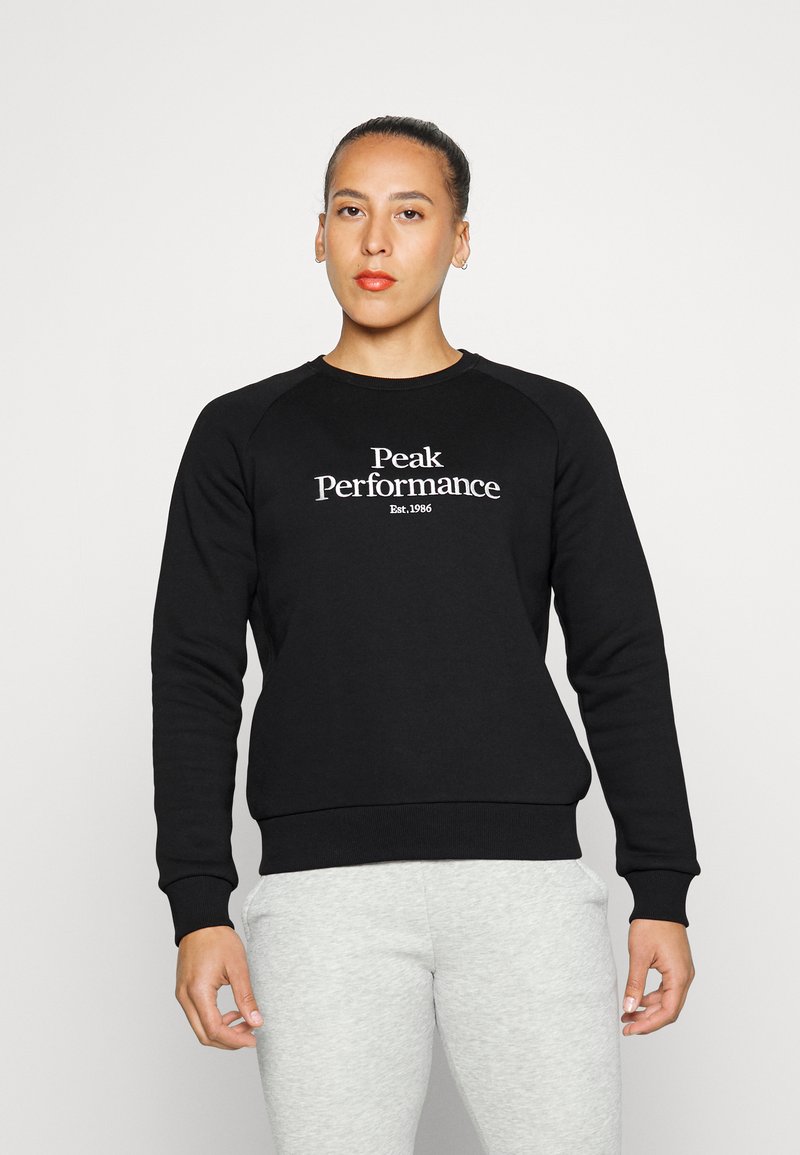 Peak Performance ORIGINAL CREW - Sweater - black/zwart - Zalando.be