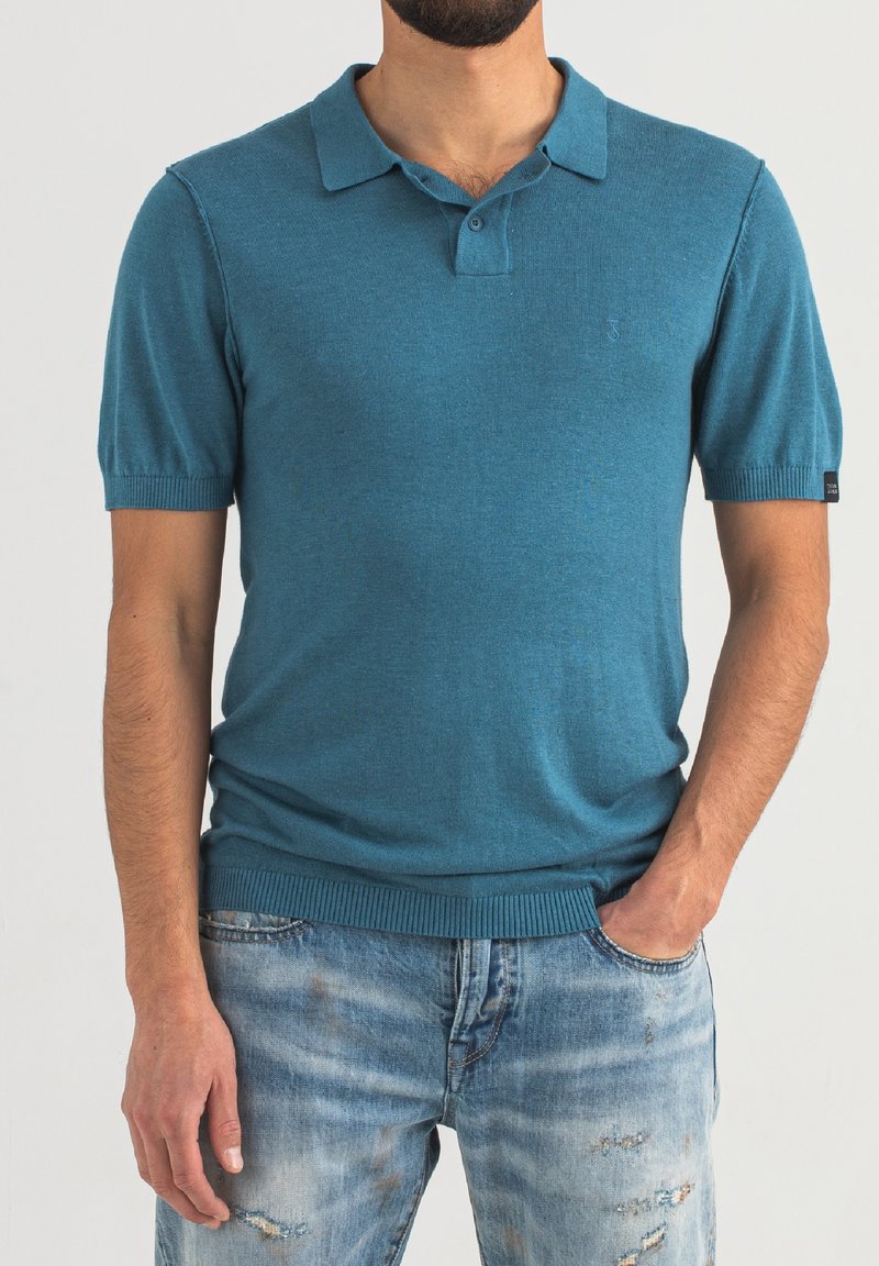 Butcher of Blue Polo shirt - etna blue/light blue - Zalando.ie