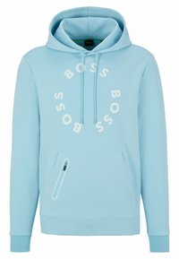 BOSS SOODY - Kapuzenpullover - light blue one/hellblau - Zalando.de