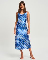 SÁVEL LENA - Robe de soirée - blue/bleu - ZALANDO.FR