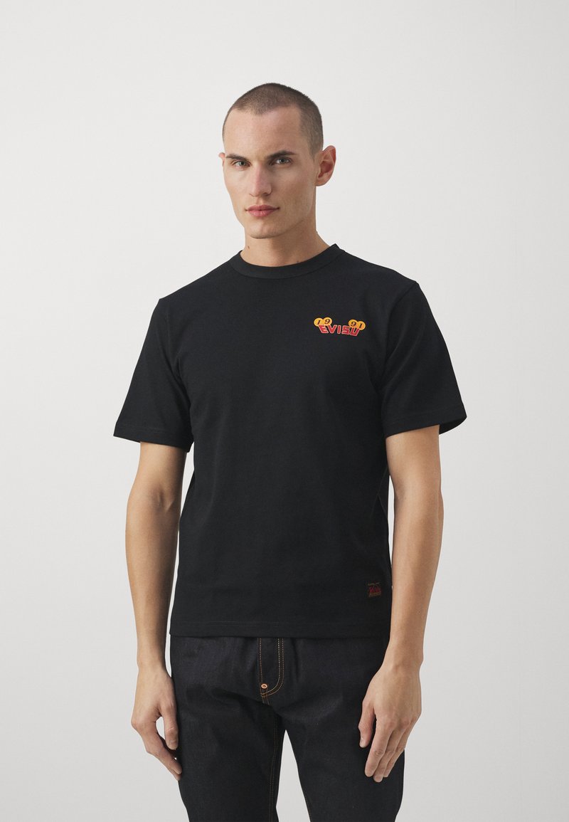 Evisu DAICOCK DIGITAL PRINT TEE - T-Shirt print - black/schwarz ...