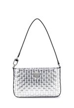 Guess TWILLER MINI TOP ZIP - Handbag - silver/silver-coloured - Zalando ...