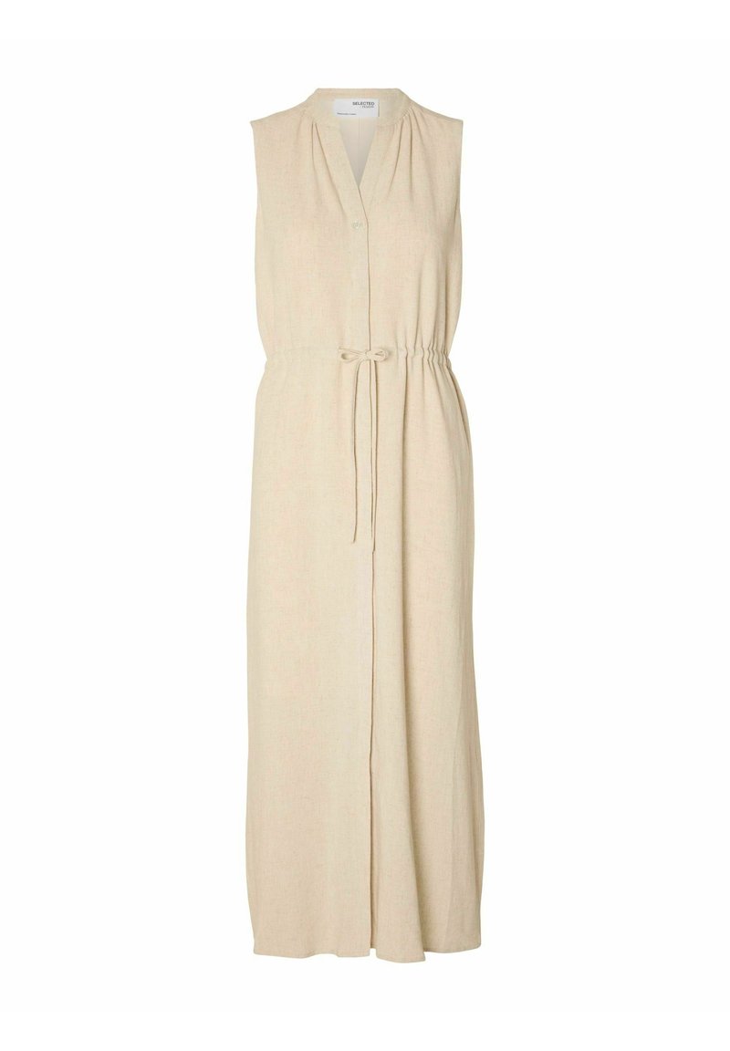 Selected Femme MIDI MIX - Freizeitkleid - sandshell/beige - Zalando.de