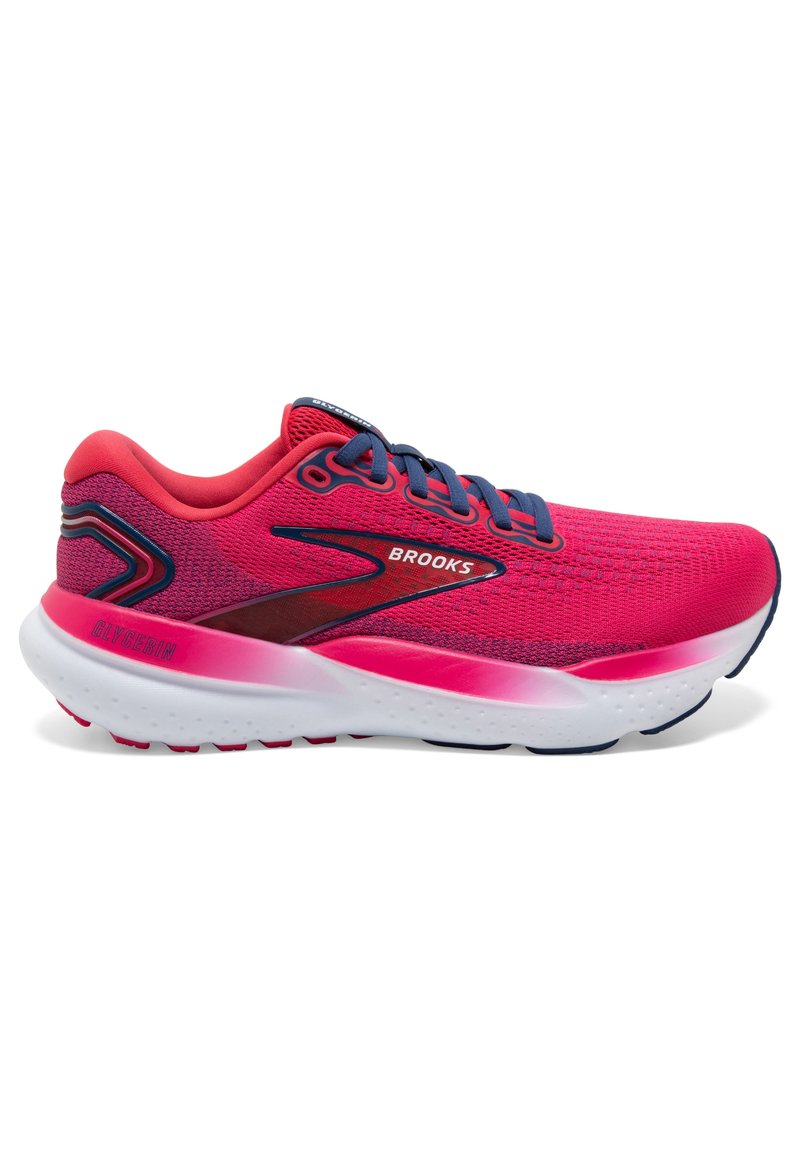 Brooks GLYCERIN 21 - Road running shoes - raspberry estate blue/pink ...