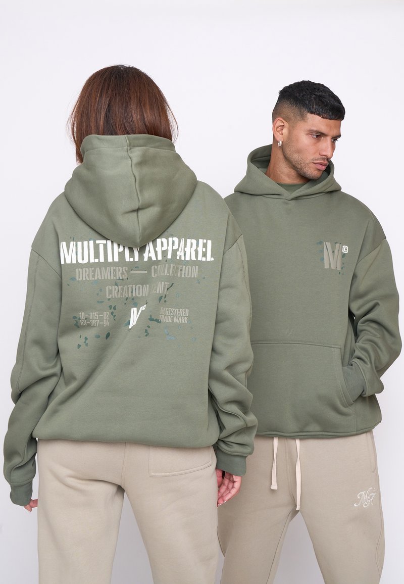 Multiply Apparel DRILL - Hoodie - four leaf clover/kaki - Zalando.nl