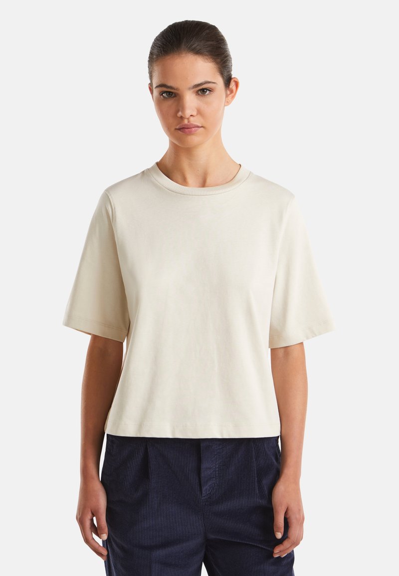United Colors of Benetton BOXY FIT - T-shirt basic - beige - Zalando.nl