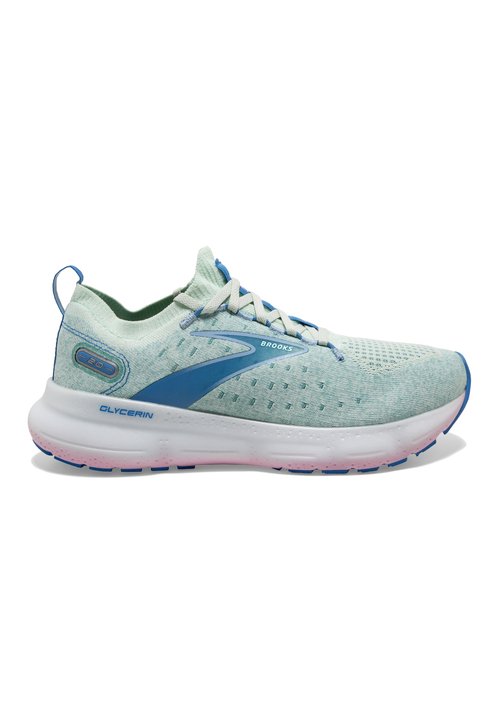 Brooks GLYCERIN 20 - Laufschuh Neutral - light blue peacoat nightlife ...