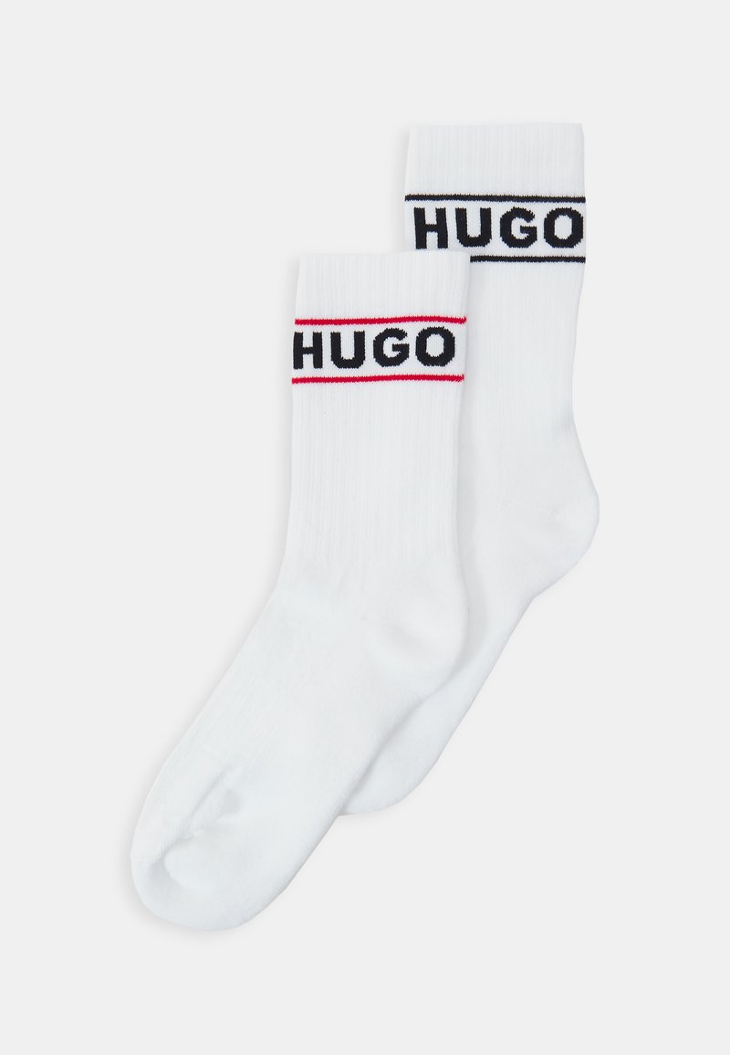 HUGO LOGO 2 PACK - Socks - white - Zalando.co.uk