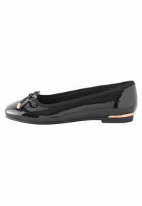 Next SCHOOL BOW BALLET SHOES - Ballerinaskor - black patent/svart ...