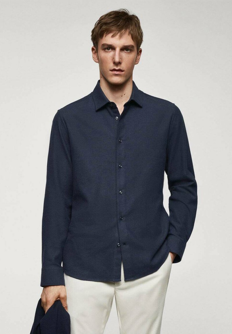 Mango REGULAR FIT - Shirt - granatowy/royal blue - Zalando.co.uk