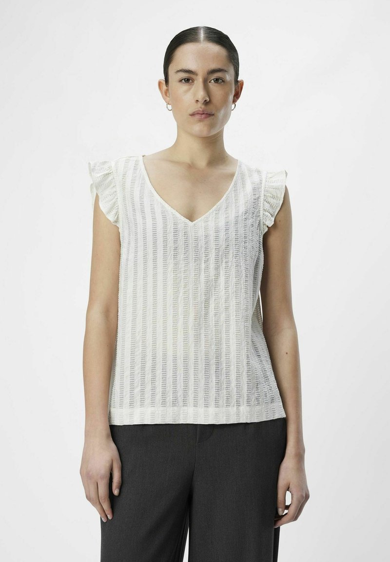 Object ÄRMELLOSES - Top - cloud dancer/off-white - Zalando