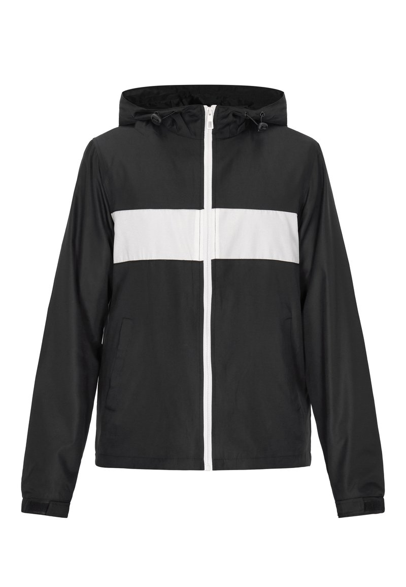 Mo Outdoor jacket - schwarz weiss/mottled black - Zalando