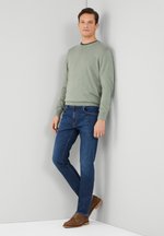 Hackett London VINTAGE WASH - Slim fit jeans - denim blue/blue denim ...
