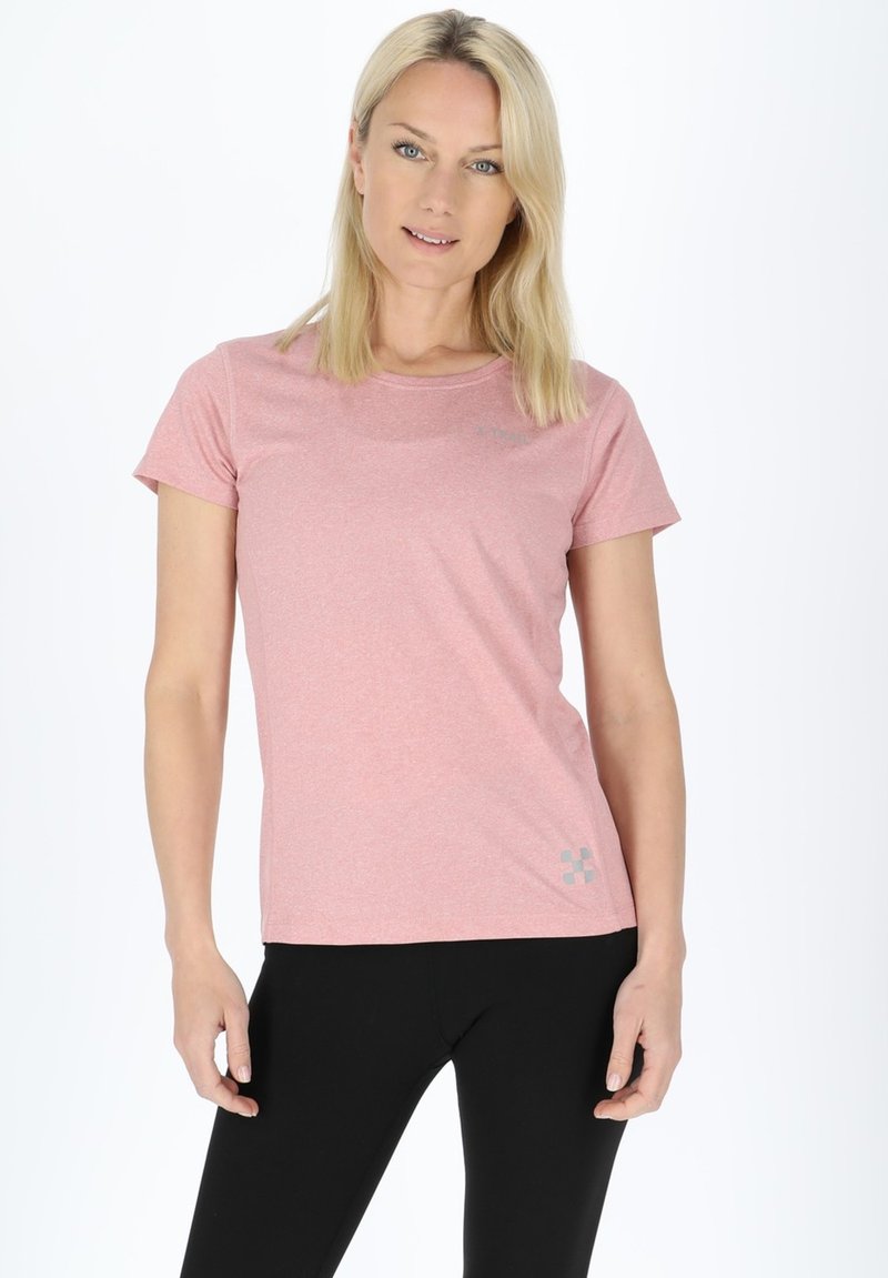 X-Trail T-shirts basic - dusty rose melange/pinkmeleret - Zalando.dk