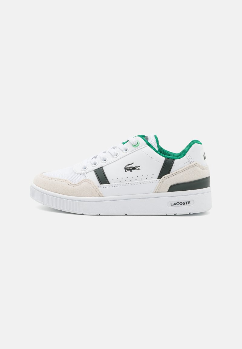Lacoste T-CLIP CHILDREN TRAINERS - Zapatillas - white/green/blanco - Zalando.es