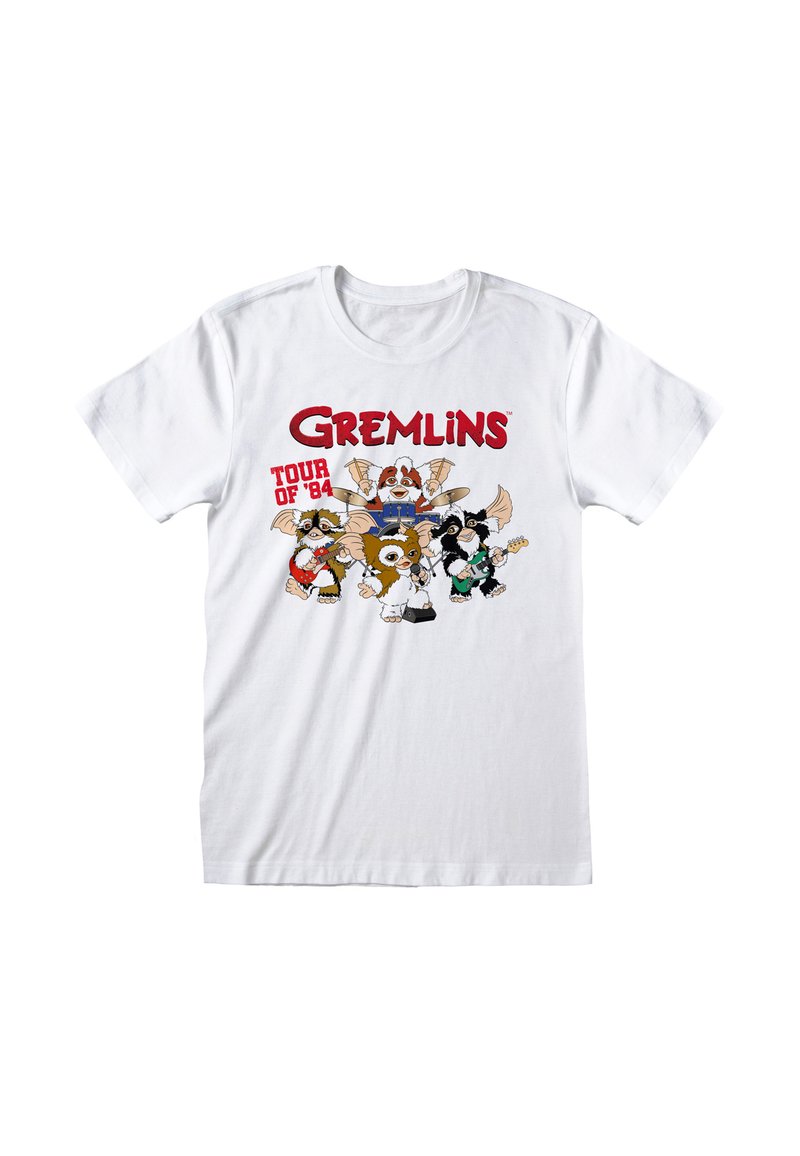 Henry Tiger GREMLINS TOUR OF 84 - Print T-shirt - white - Zalando