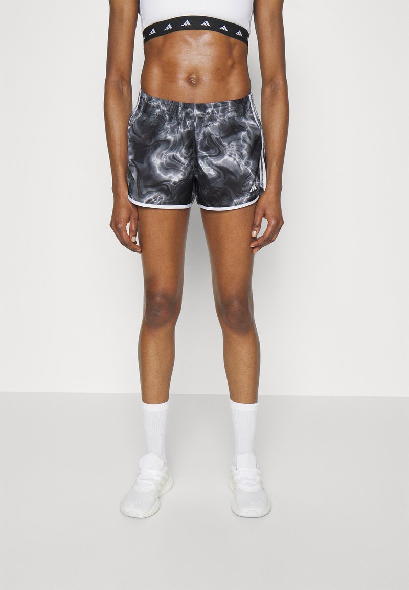 adidas Performance SHORT - Sports shorts - white/black/grey six/white ...